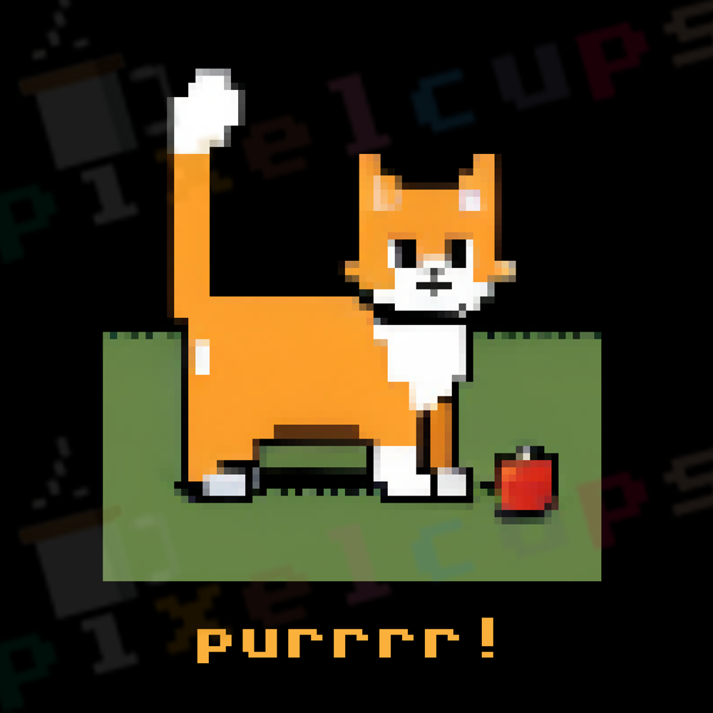 pixelcups - PURRR!